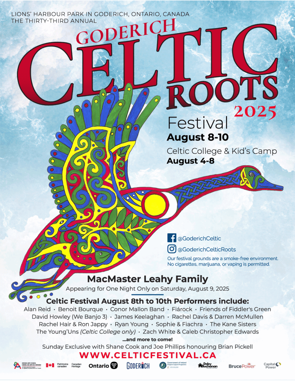 Goderich Celtic Roots Festival - Ontario's West Coast